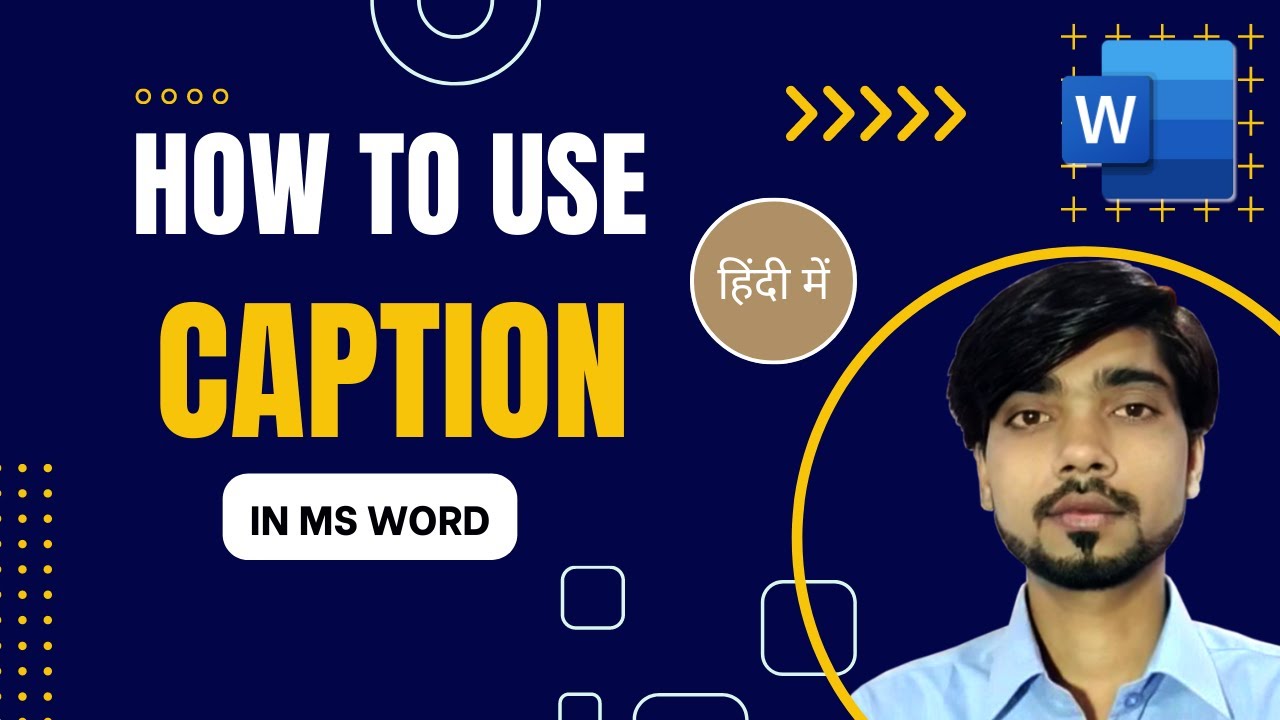 How to use Caption in MS Word | MS Word में Caption को कैसे इस्तेमाल ...