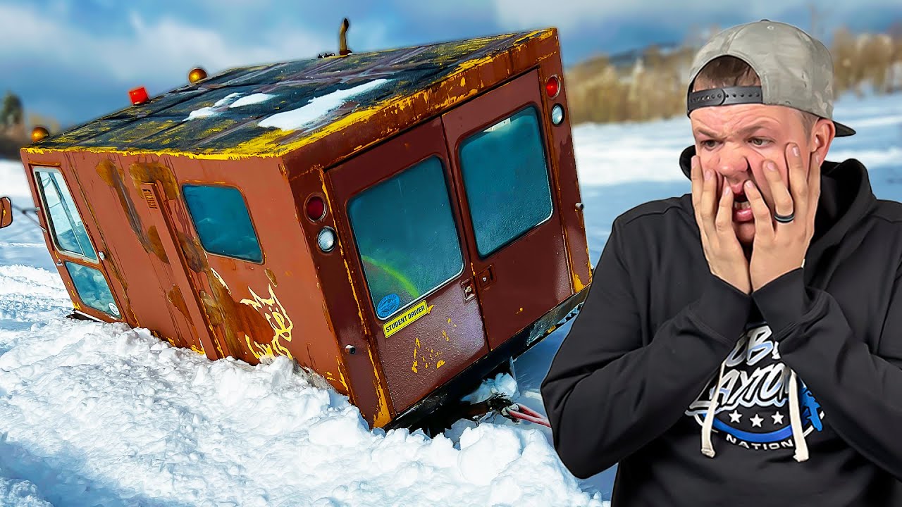 We Almost Destroy Our Snow Cat! Can We Even Fix It!! - YouTube