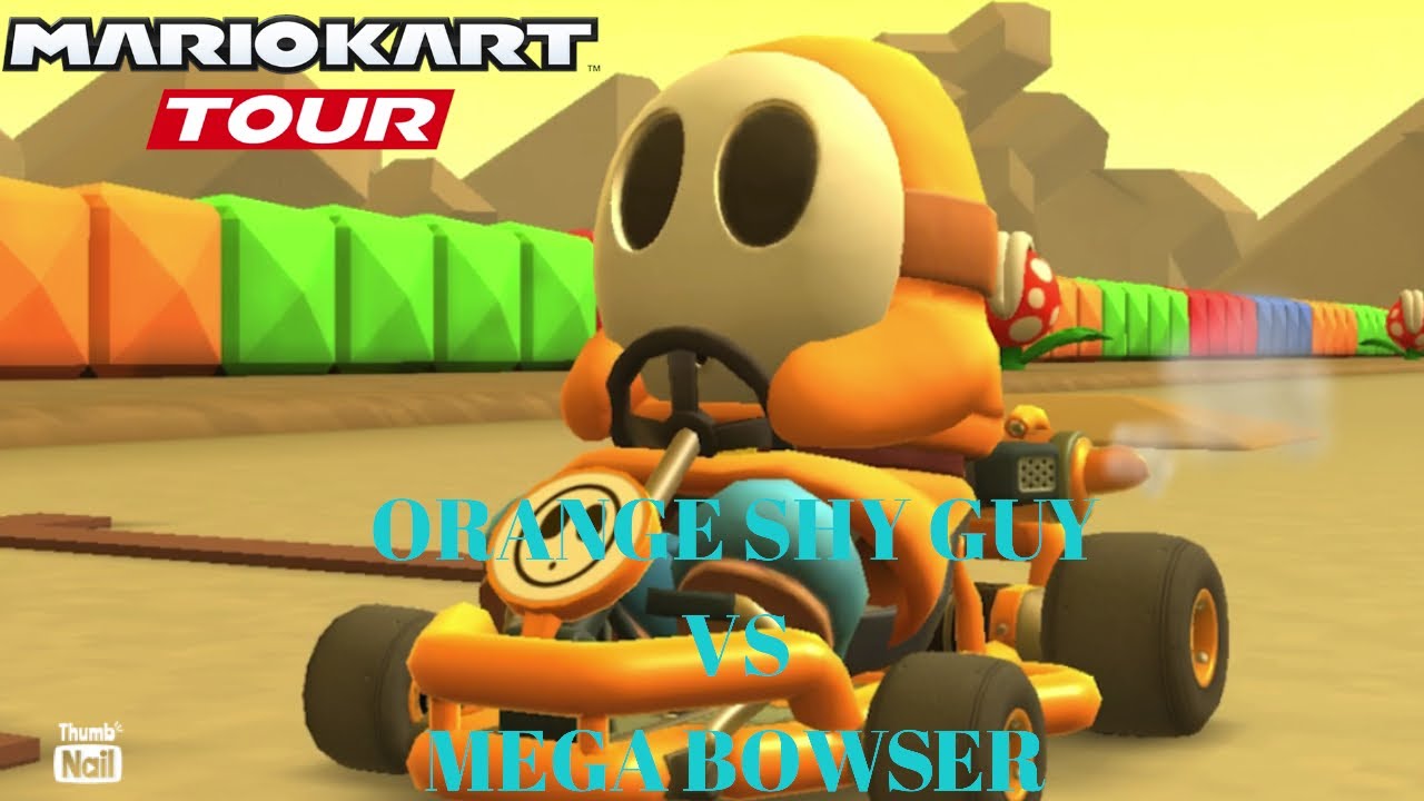 Orange Shy Guy vs Mega Bowser - YouTube