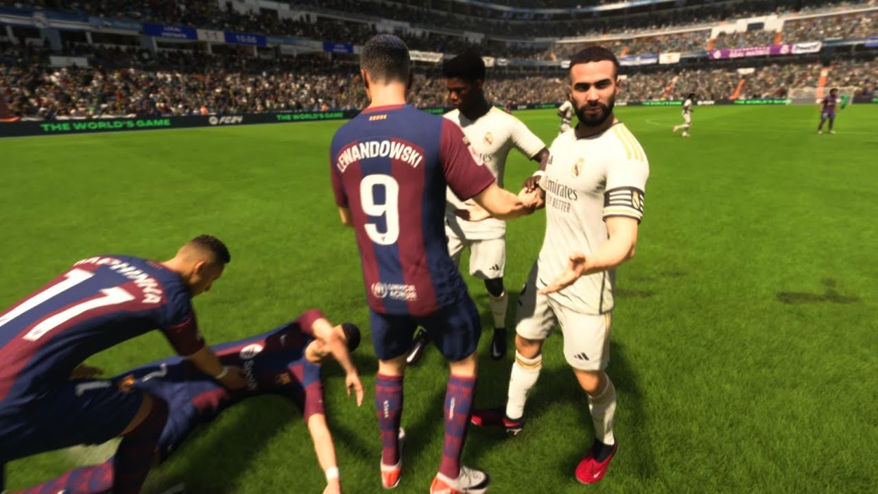 EAFC24 PS5 - should this be red for Carvajal? - YouTube