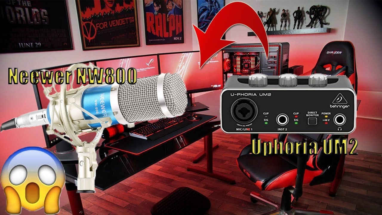 [Unboxing & Test] Neewer NW-800 & Behringer UM2 - YouTube