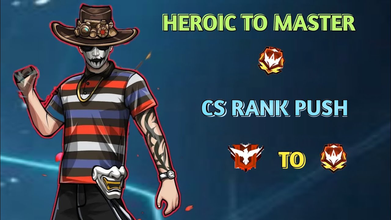 FREE FIRE HEROIC TO MASTER RANK PUSH IN CS RANK #ranked #cs #master ...