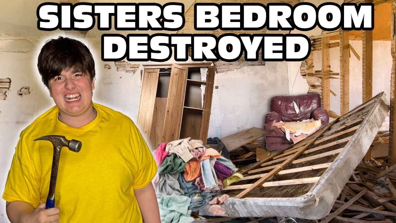 Kid Temper Tantrum Destroys Sister's Bedroom! [Original] - YouTube