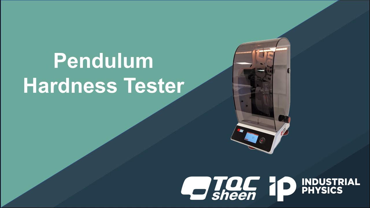Exploring TQC Sheen SP0500 Pendulum Hardness Tester - YouTube
