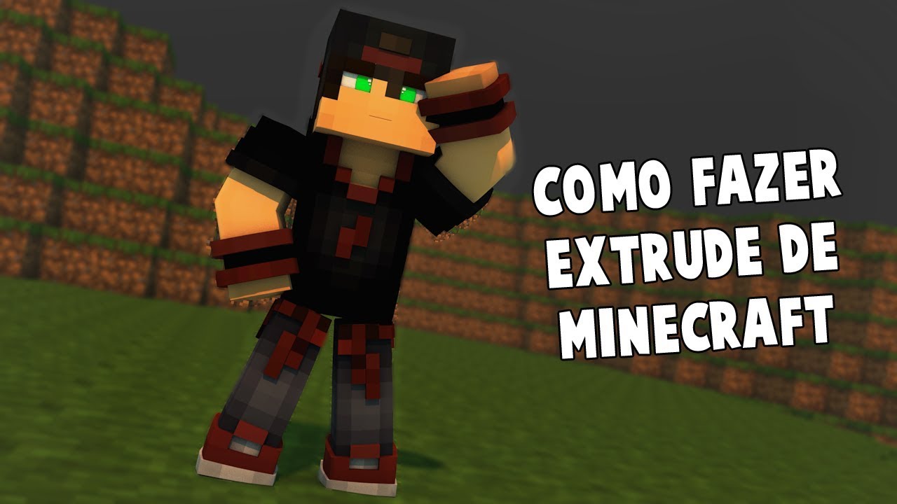 como fazer extrude de minecraft rig creeper v8(Cinema 4D) - YouTube