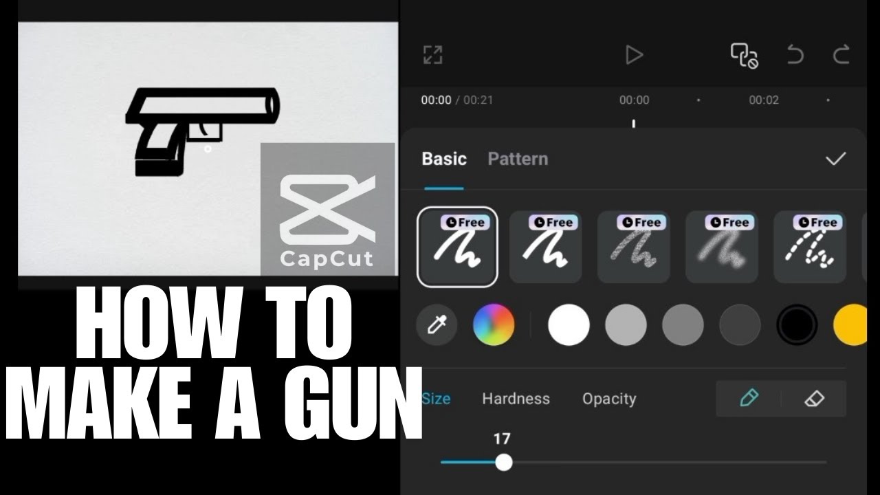 HOW TO MAKE A GUN | CAPCUT TUTORIAL - YouTube