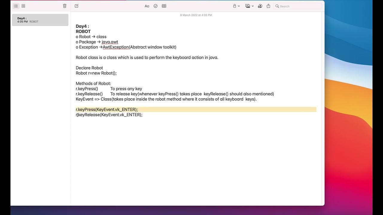 Robot Class In Selenium Keypress And Keyrelease Part 4 In English Youtube
