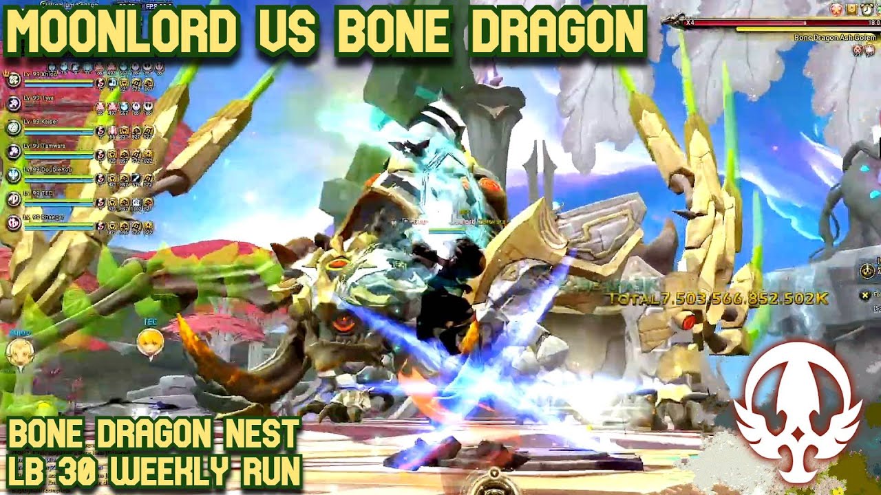 Bone Dragon Nest LB 30 Dragon Stage With Moonlord DN ExFC - YouTube