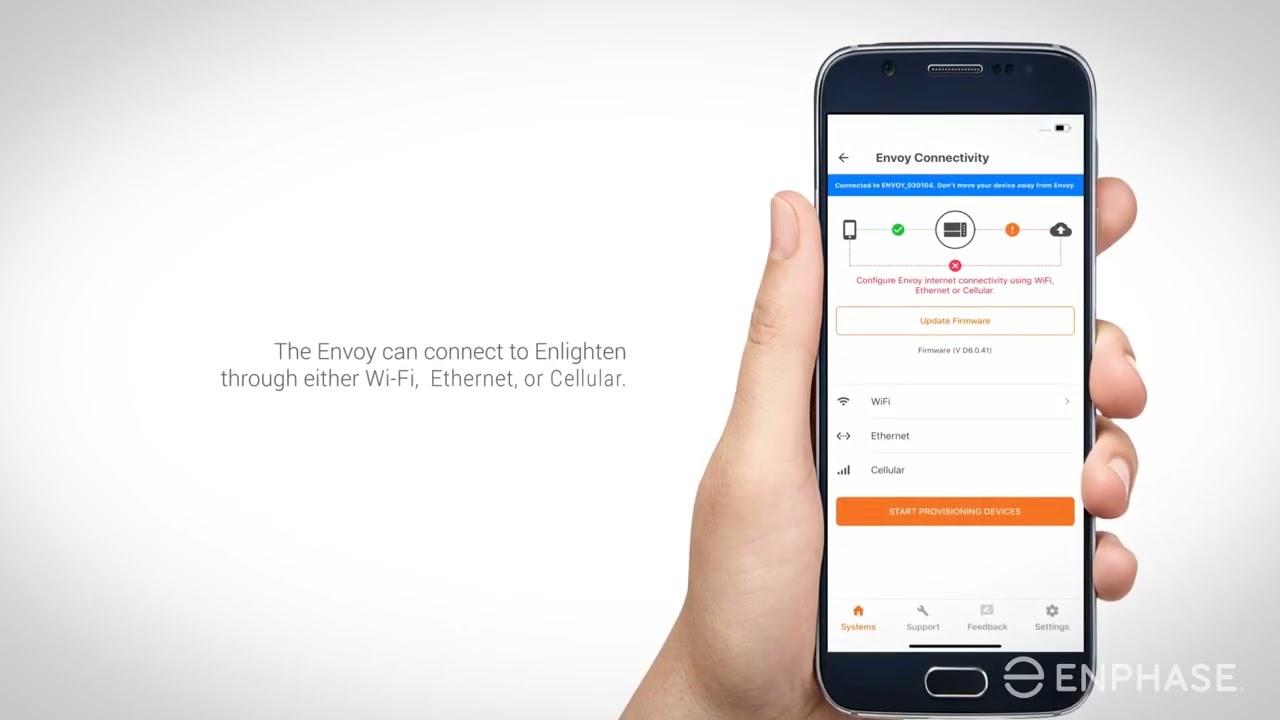 Step 4 IOS: Connecting to Envoy in AP mode from iOS device - YouTube