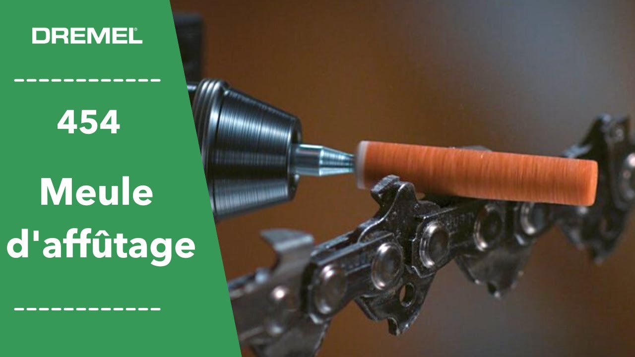 Dremel 454 Meule d'Affutage et Aiguisage Chaine Tronçonneuse de ...