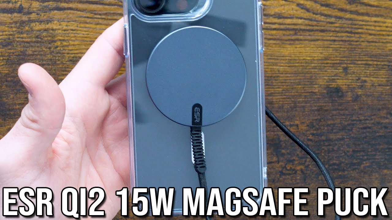 ESR Qi2 Wireless Magsafe Puck for iPhone - YouTube