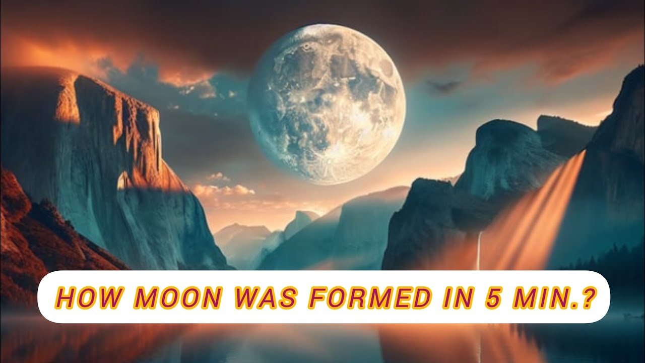 THIS IS HOW MOON WAS FORMED IN 5 MINUTES? #viral #cjspace - YouTube