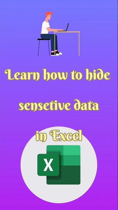 Learn how to hide sensitive data in Excel using formula. - YouTube