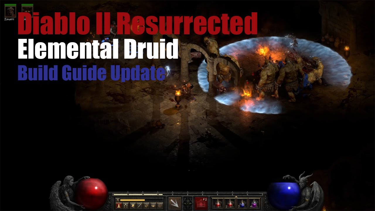 Diablo 2 Resurrected - Elemental Druid Build Guide Update SSF Hardcore ...