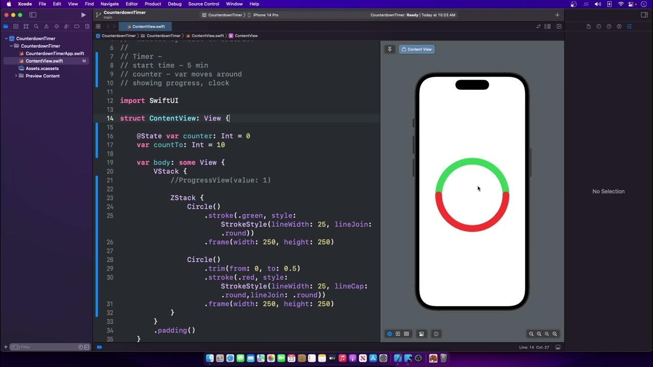Countdown Timer In Swiftui With Some Videos Youtube