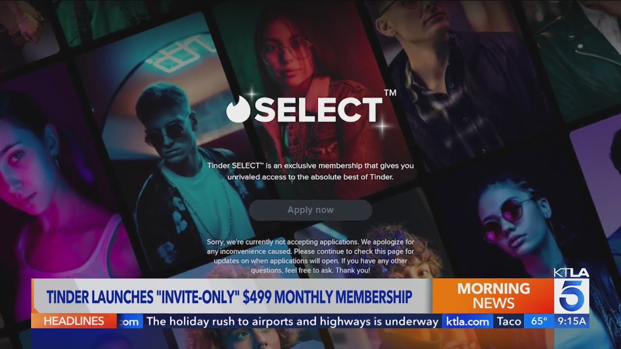 Tinder offers new subscription service for nearly $500 - YouTube