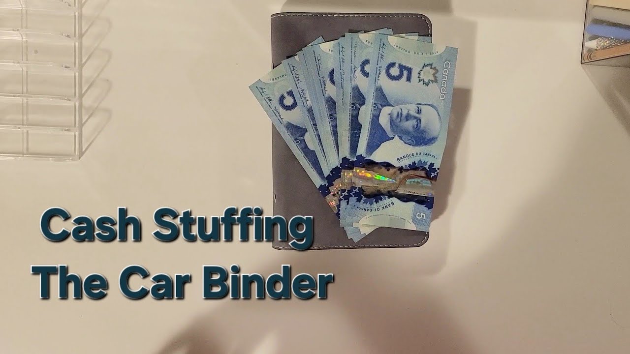Cash Stuffing the new car binder | Low budget | $40 stuffing - YouTube