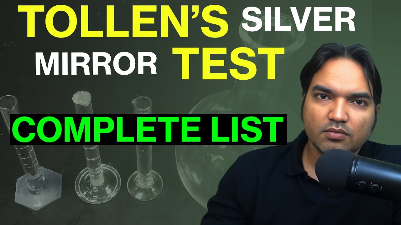 Compounds Gives Tollen's Silver Mirror Test I Jee Mains I Jee Advance l ...