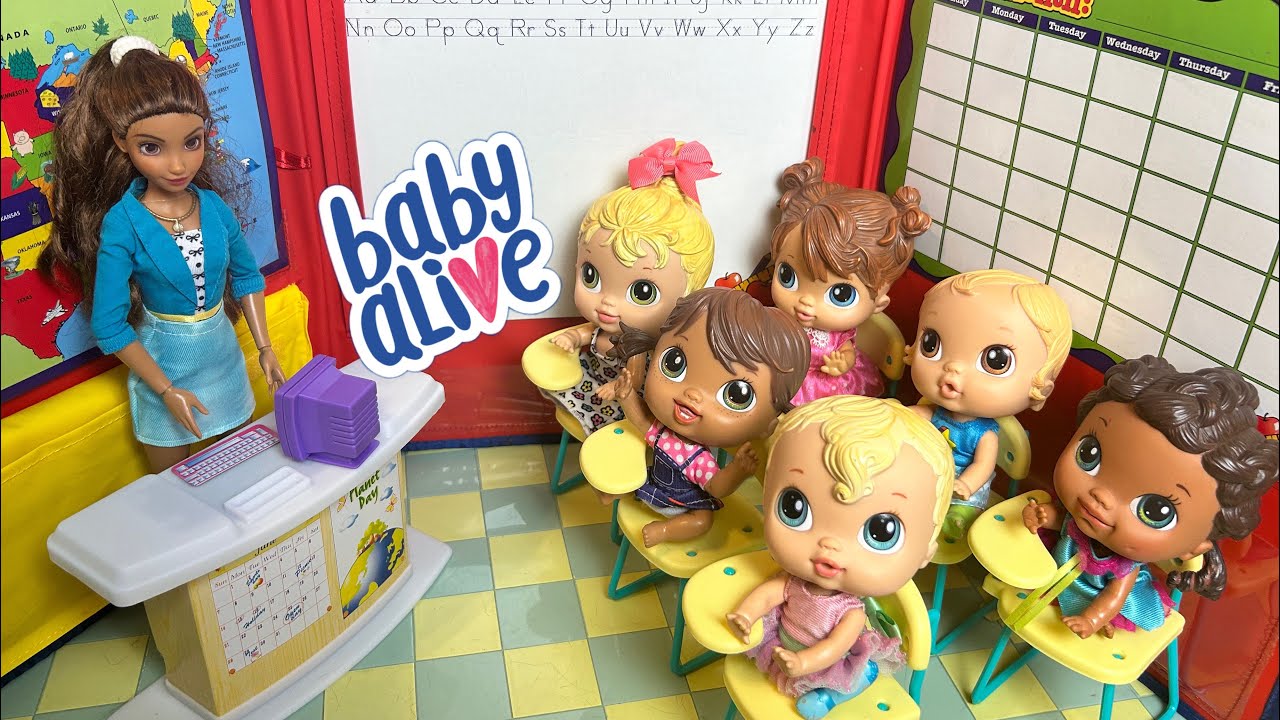 NEW Baby alive crib life dolls Morning routine ☀️ School day 🏫 - YouTube