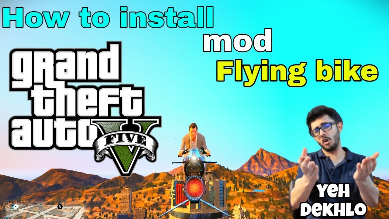How to install flying bike mods in Gta 5 Grand theft auto v ...