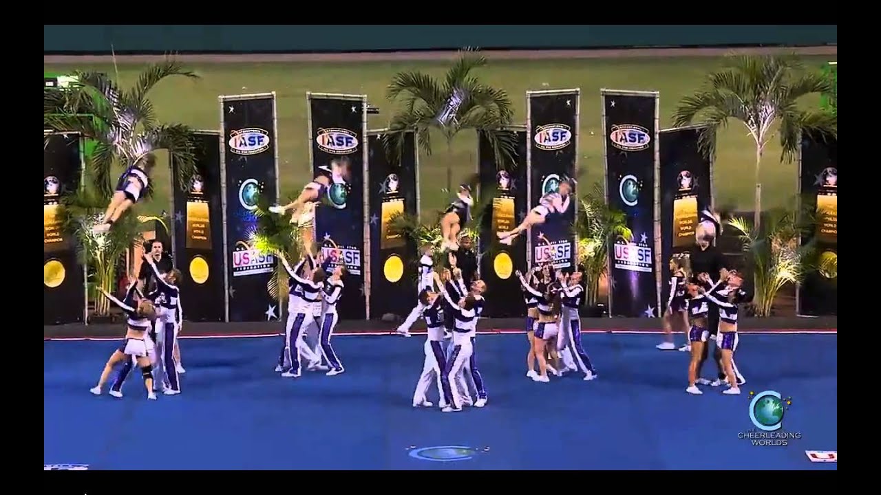 Cheer Eclipse Comets Worlds 2014 Senior Large Coed Finals MultiCam ...