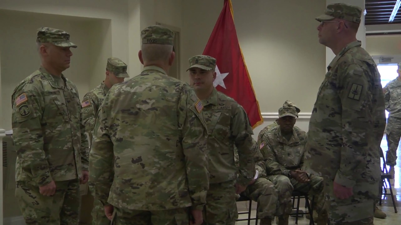 153rd Troop Command's new Command Sergeant Major - YouTube