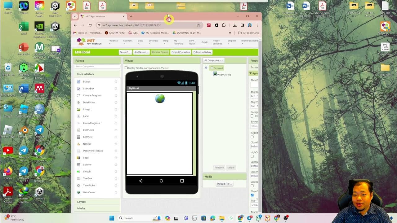 Tutorial MIT Apps Inventor : Belajar Eksport Format aia Untuk Perkongsian Projek untuk Edit ...