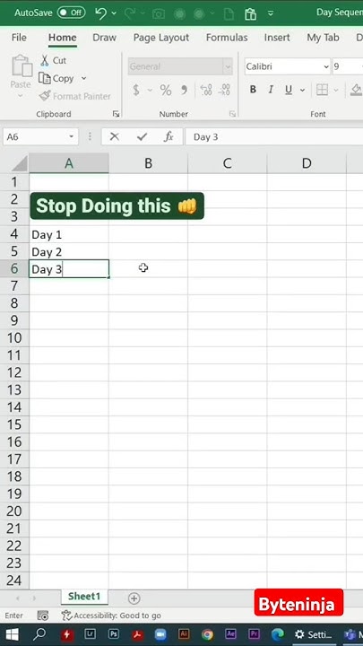 Excel trick | hack Excel | easy trick Excel | #computer #programming # ...