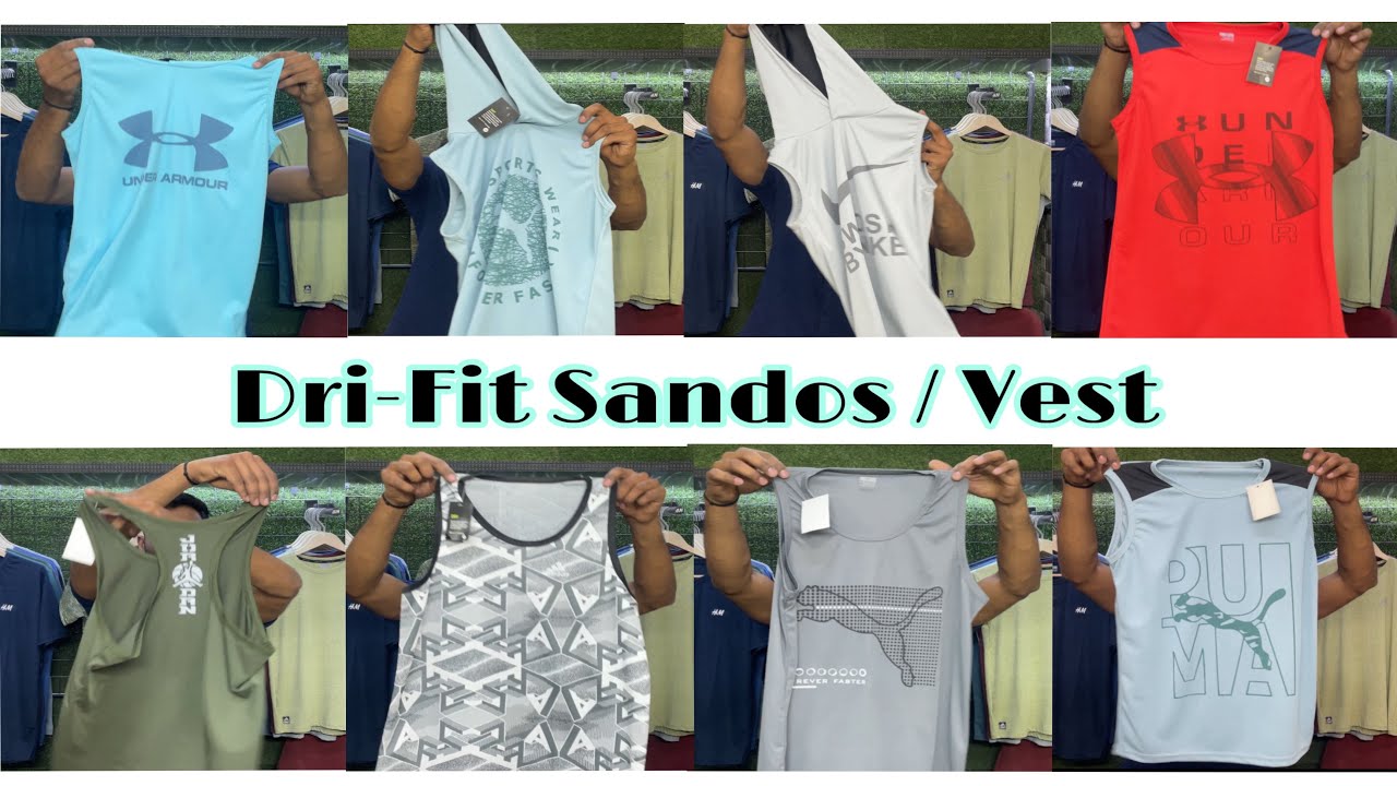 Sandos Start Just 65₹ Only || Gym Sandos || Dri-Fit Sandos || Sports ...
