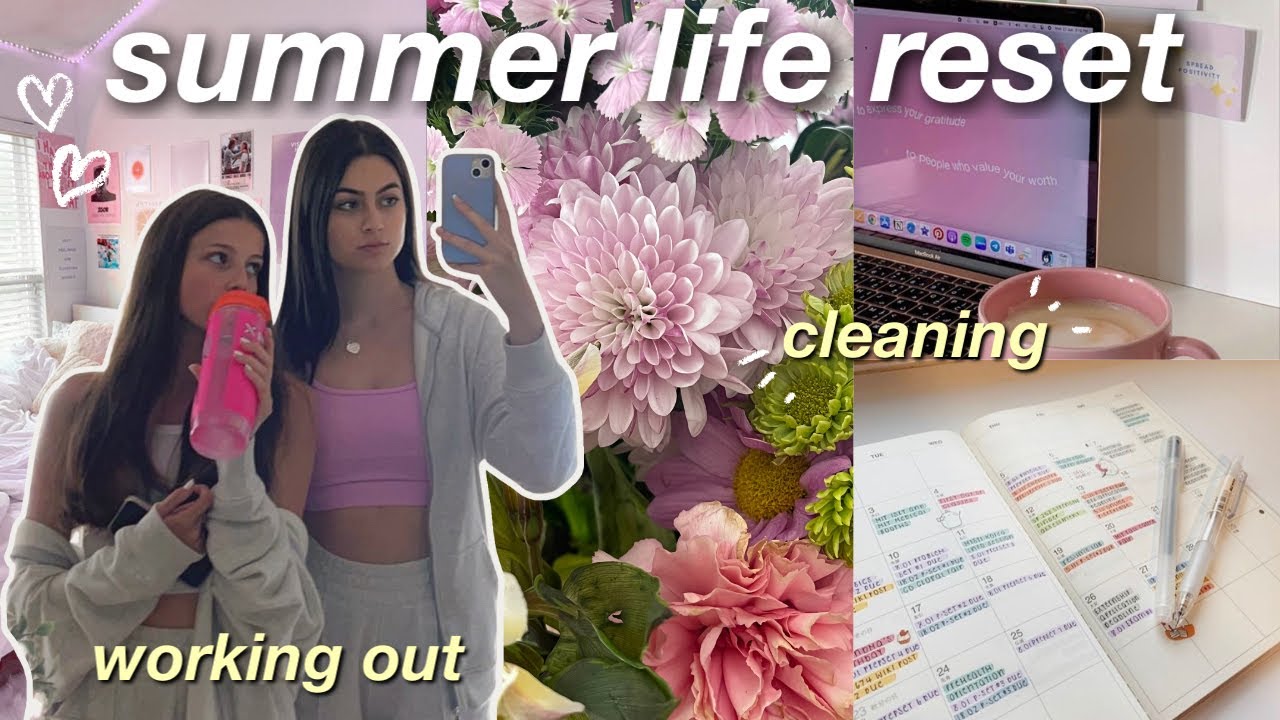 SUMMER RESET 2023! 🌷 getting my life (back) together for summer, closet ...