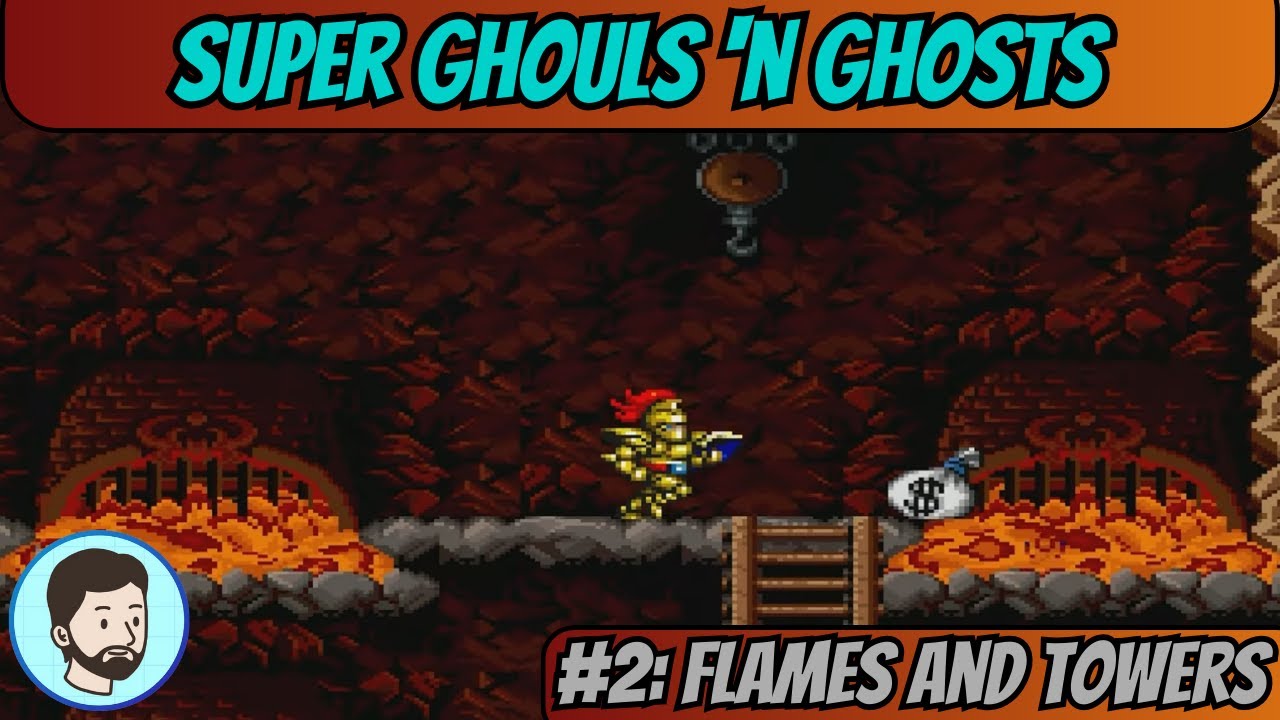 Super Ghouls 'n Ghosts (Super Nintendo) - Part 2: Flames and Towers ...