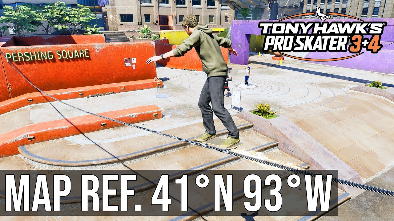 Tony Hawk's Pro Skater 3+4 - THPS 3+4 - Map Ref. 41°N 93°W Challenge ...