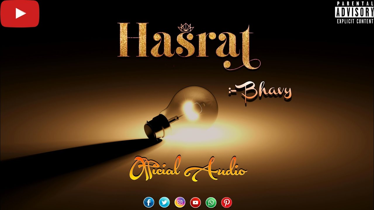 HASRAT- BHAVY | New Hindi Rap Song 2025 | Offical Audio | Latest Rap ...