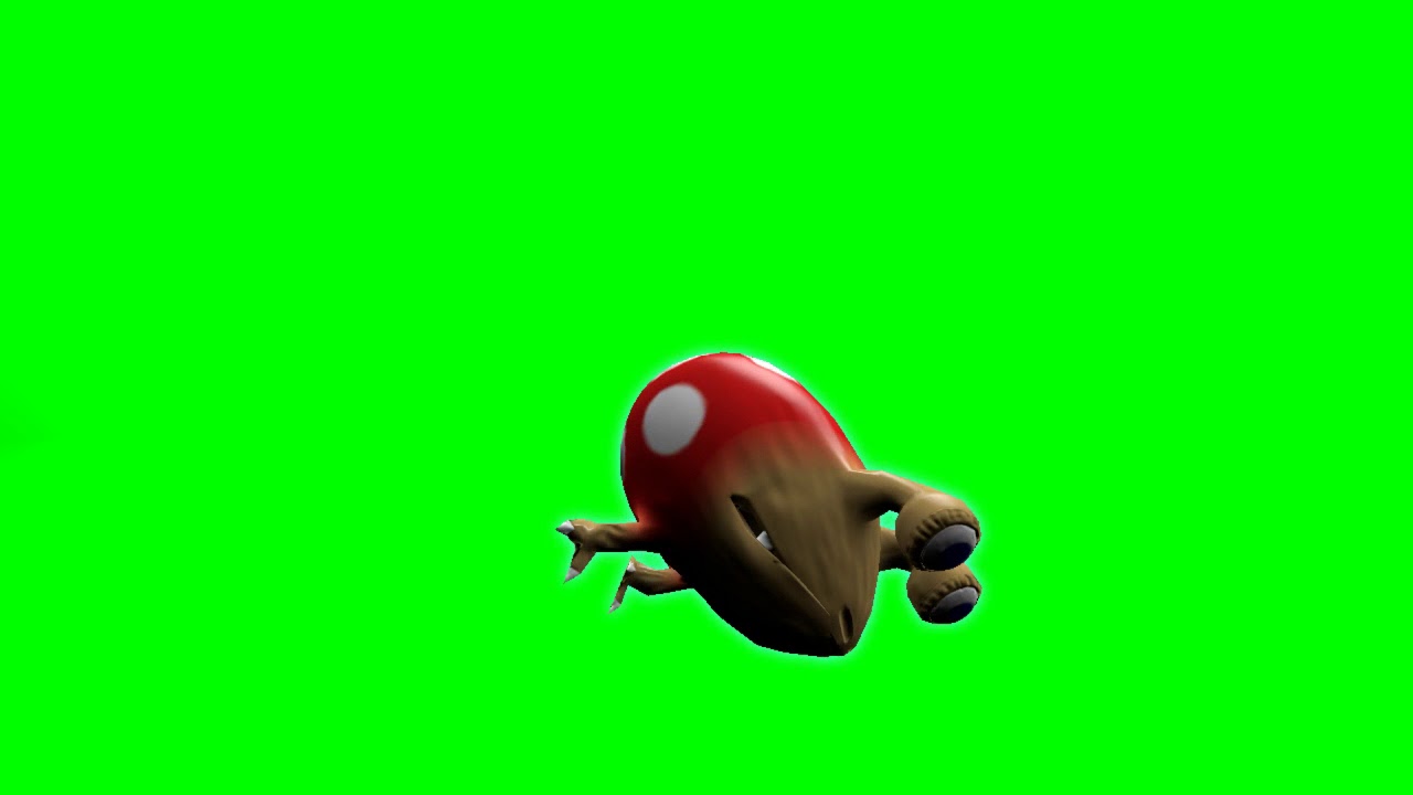 trying to make a dwarf bulborb green screen dot mp4 - YouTube