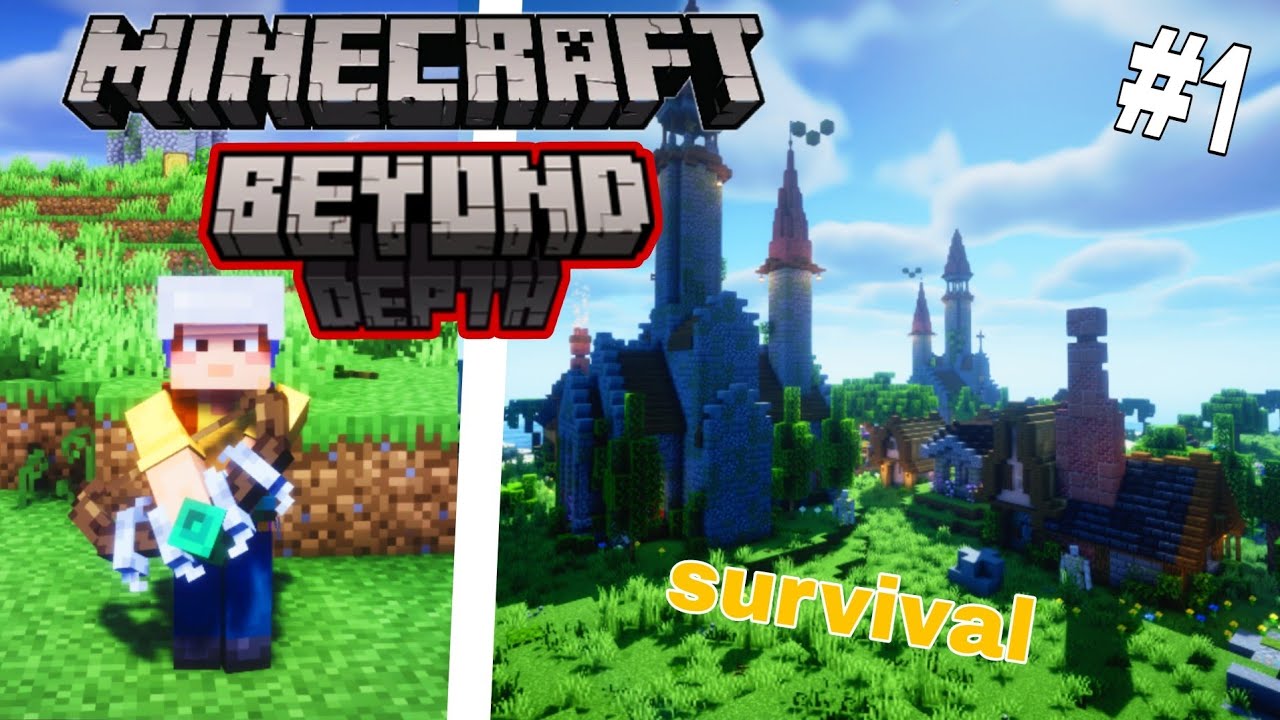 [MINECRAFT] BEYOND DEPTH CHUYẾN PHIÊU LƯU MỚI, NGÔI LÀNG SIÊU TO ...