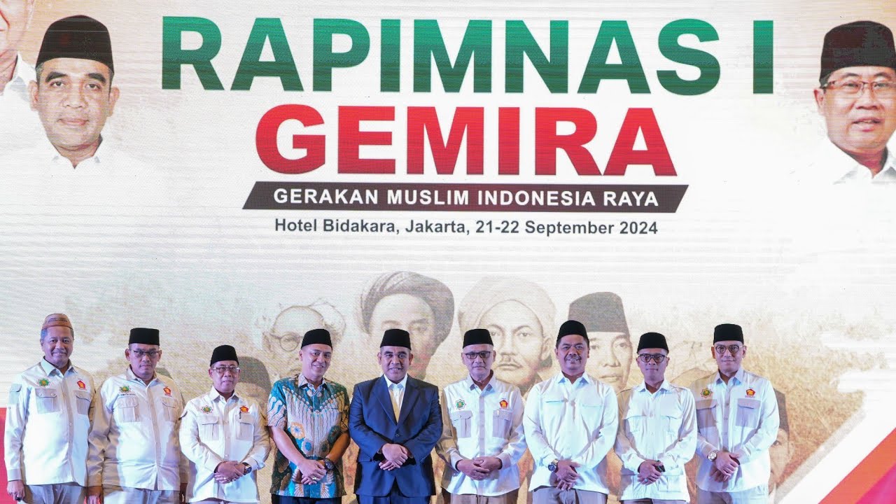 RAPIMNAS I GEMIRA - GERAKAN MUSLIM INDONESIA RAYA | Sabtu 21 Sept 2024 ...