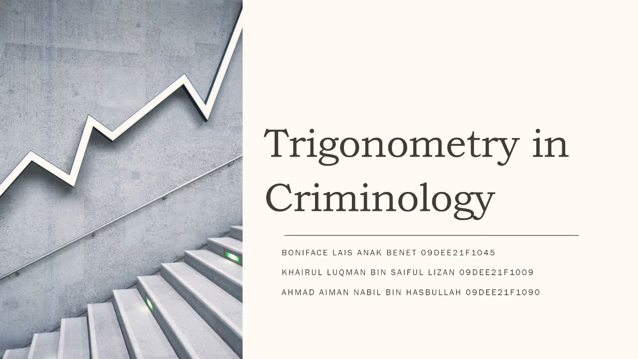 Trigonometry in Criminology - YouTube