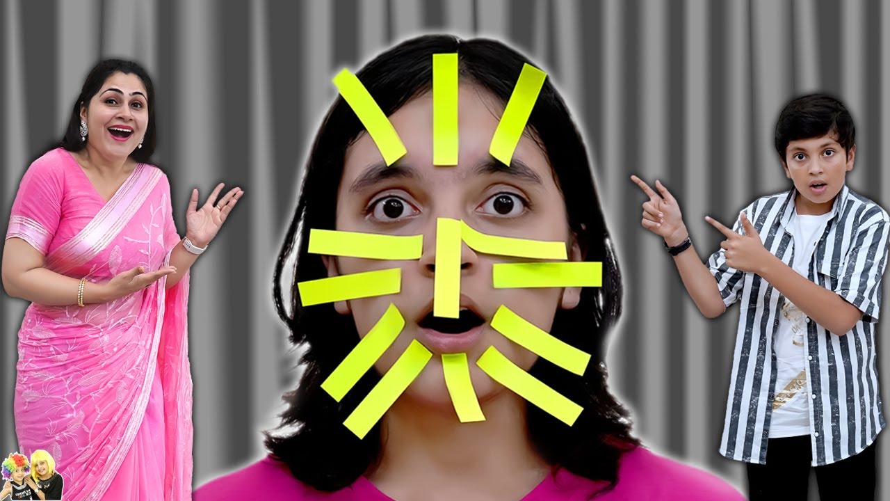 STICKY NOTE CHALLENGE | Who Knows family better | Comedy Family ...