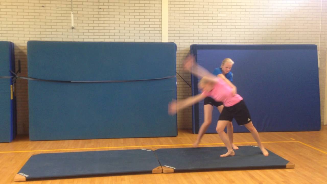 radslag vangen, zij - YouTube