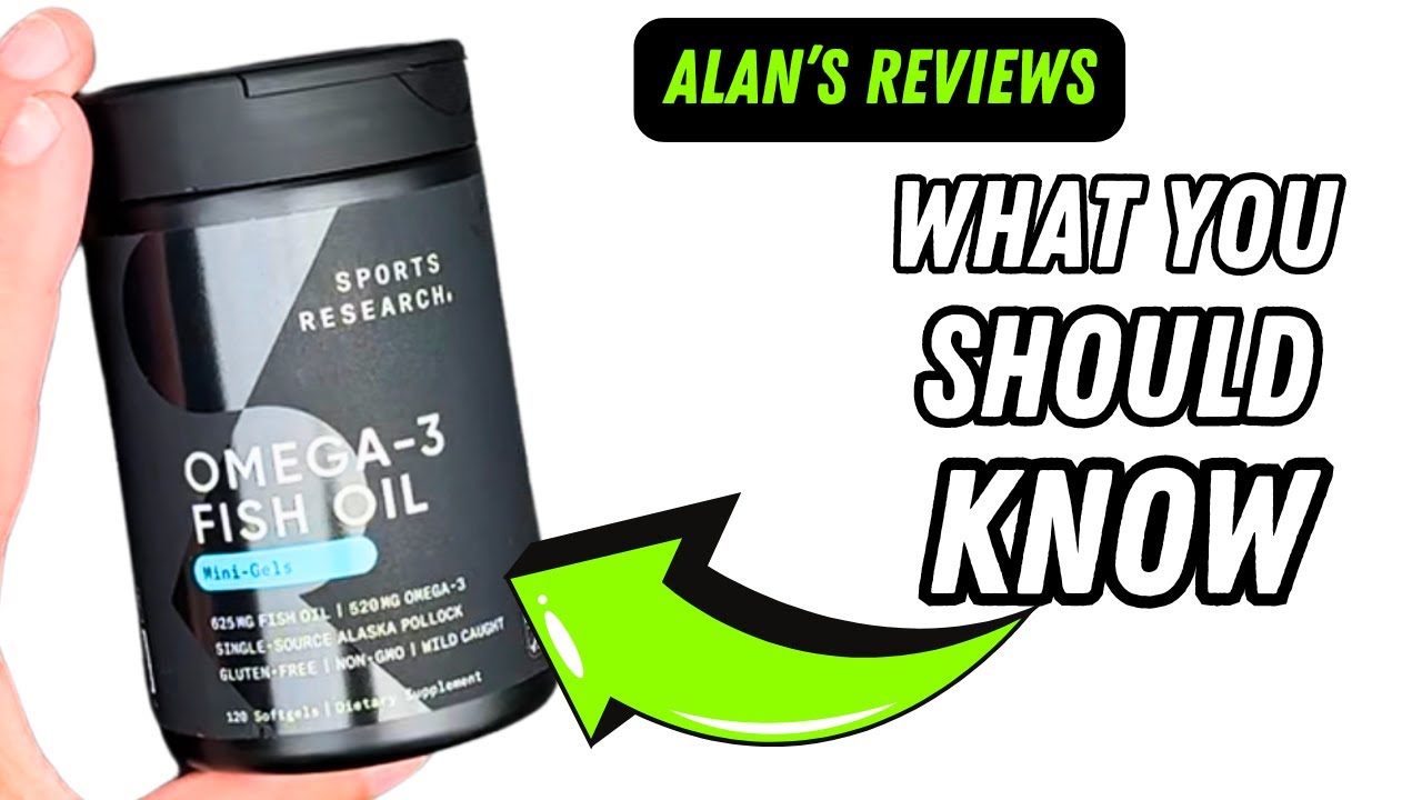 My Review of Sports Research Fish Oil - Easy to Swallow Burpless Omega ...