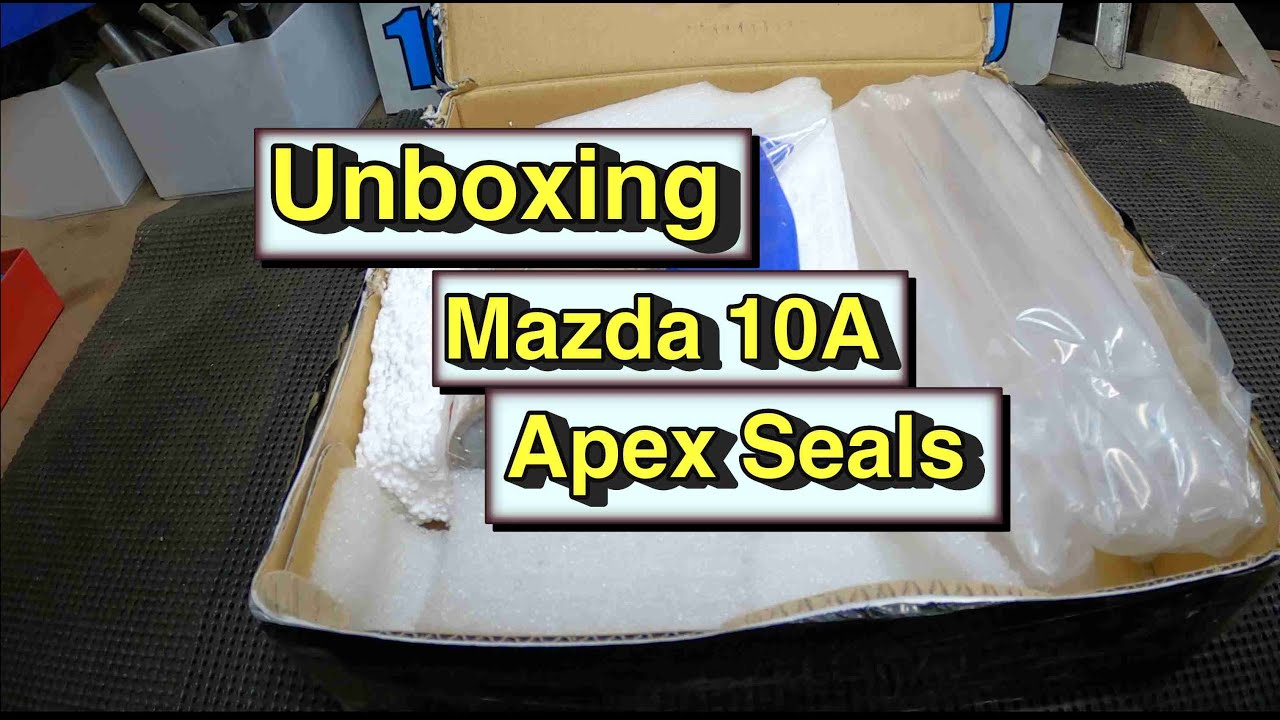 Unboxing apex seals for the Mazda R100 10A rotary engine - YouTube