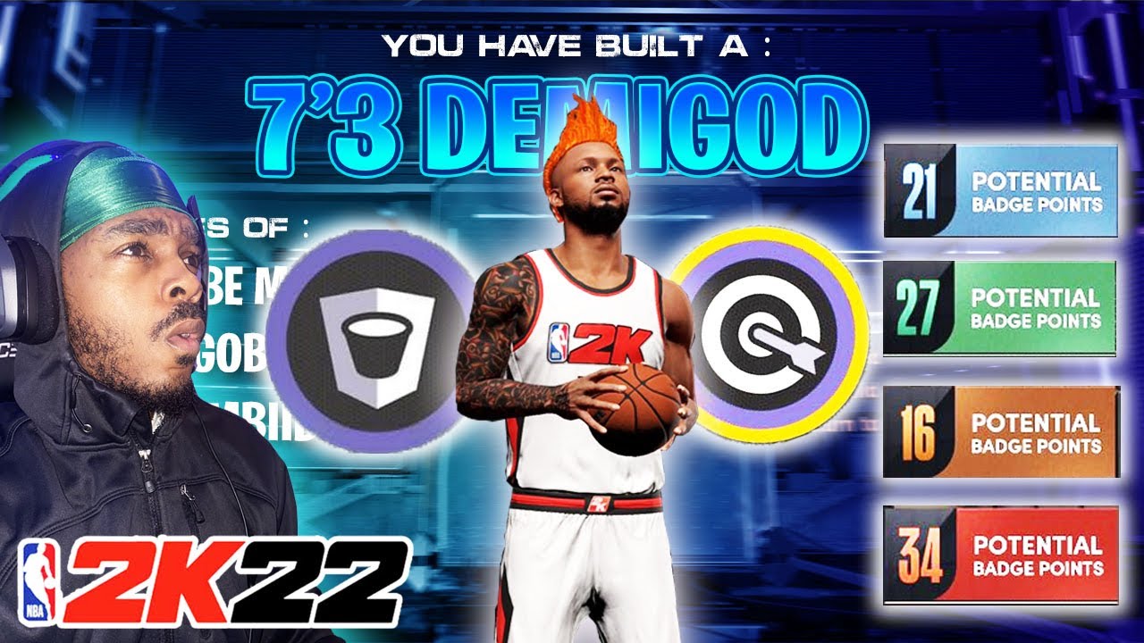 7'3 DEMIGOD in NBA 2K22! GAME BREAKING CENTER BUILD in NBA 2K22 NEXT ...