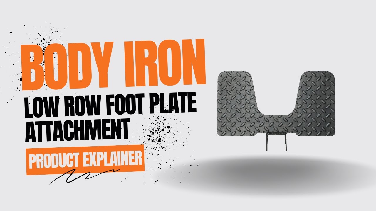 Body Iron Low Row Foot Plate Attachment - YouTube