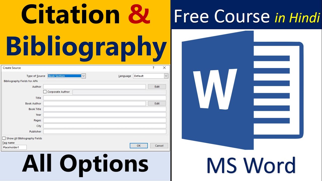 Citation Bibliography In Hindi Microsoft Word Computer Gyan citation-bibliography-in-hindi-microsoft-word-computer-gyan