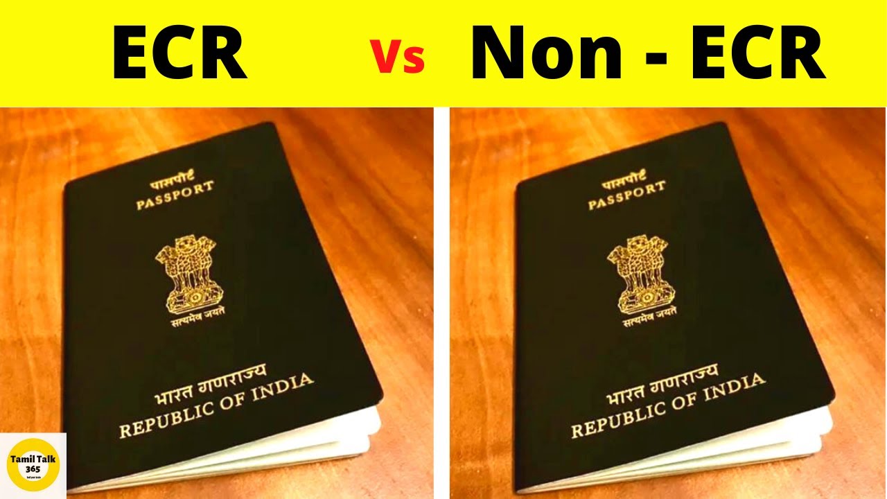 ECR Non ECR Passport I ECR ECNR Passport I