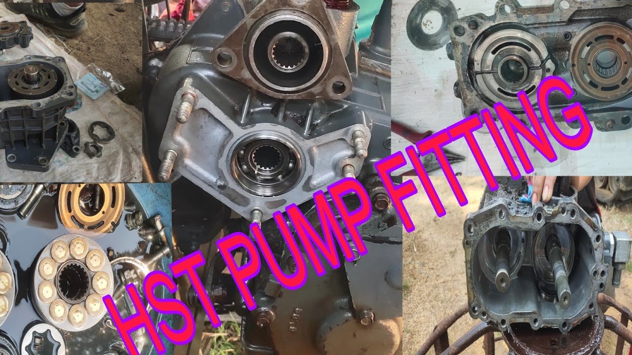 HST PUMP FITTING 🛠️,,[ Kubota harvesting ]🔧🚜 - YouTube