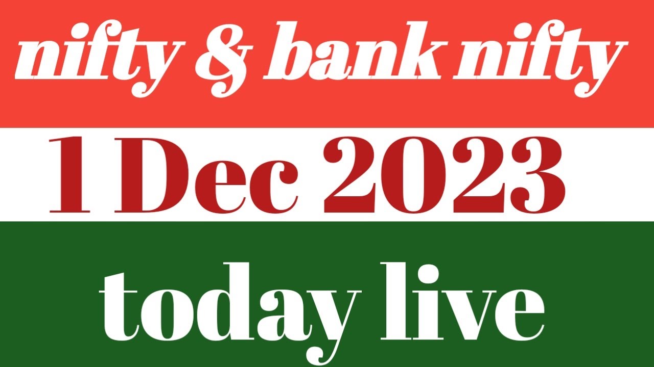 1 Dec nifty bank nifty live | live intraday trading Nifty 50 | Bank ...