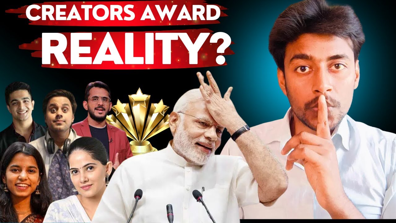 Indian National Creator Award 2024 Gave By PM Modi | Behind True ...