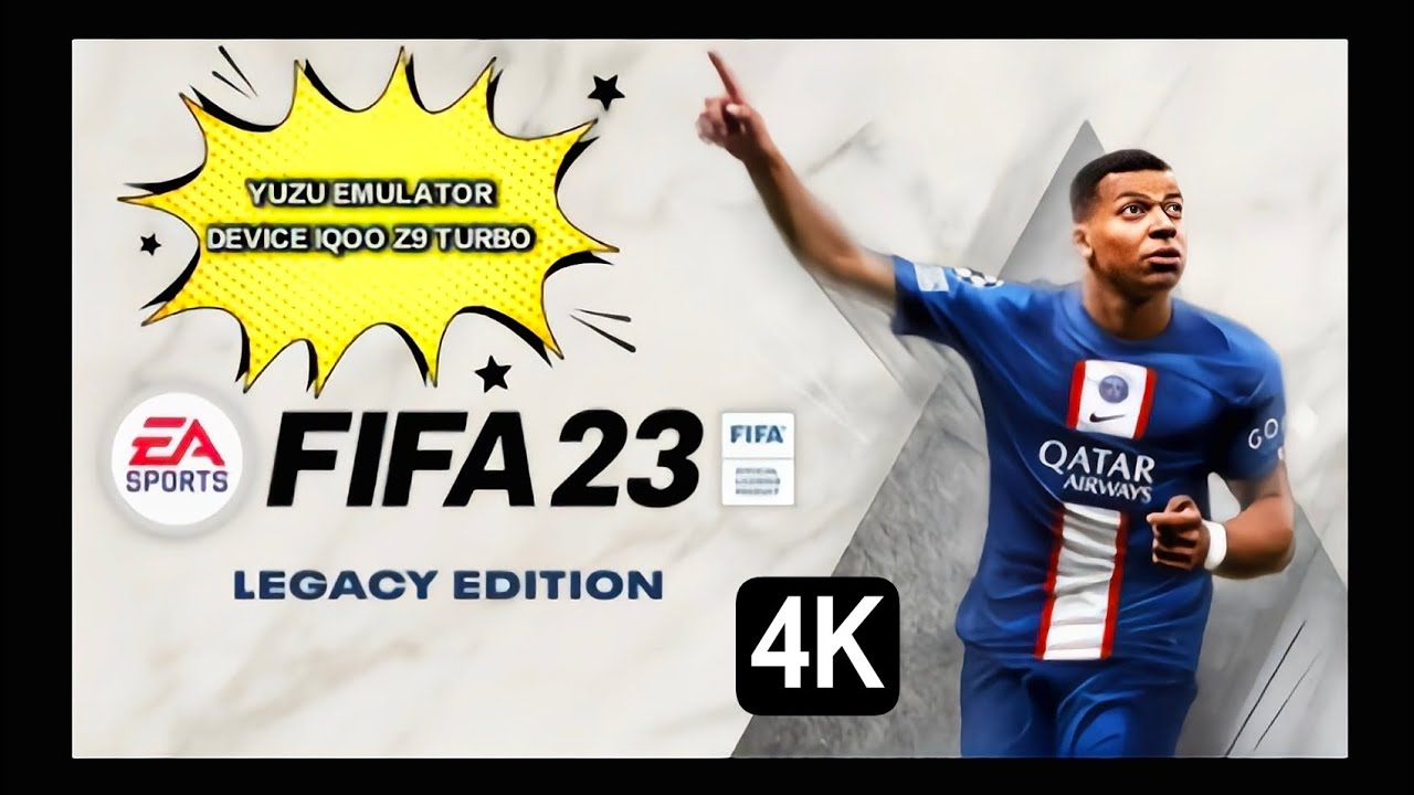 FIFA 23 LEGACY EDITION YUZU EMULATOR - IQOO Z9 TURBO - YouTube