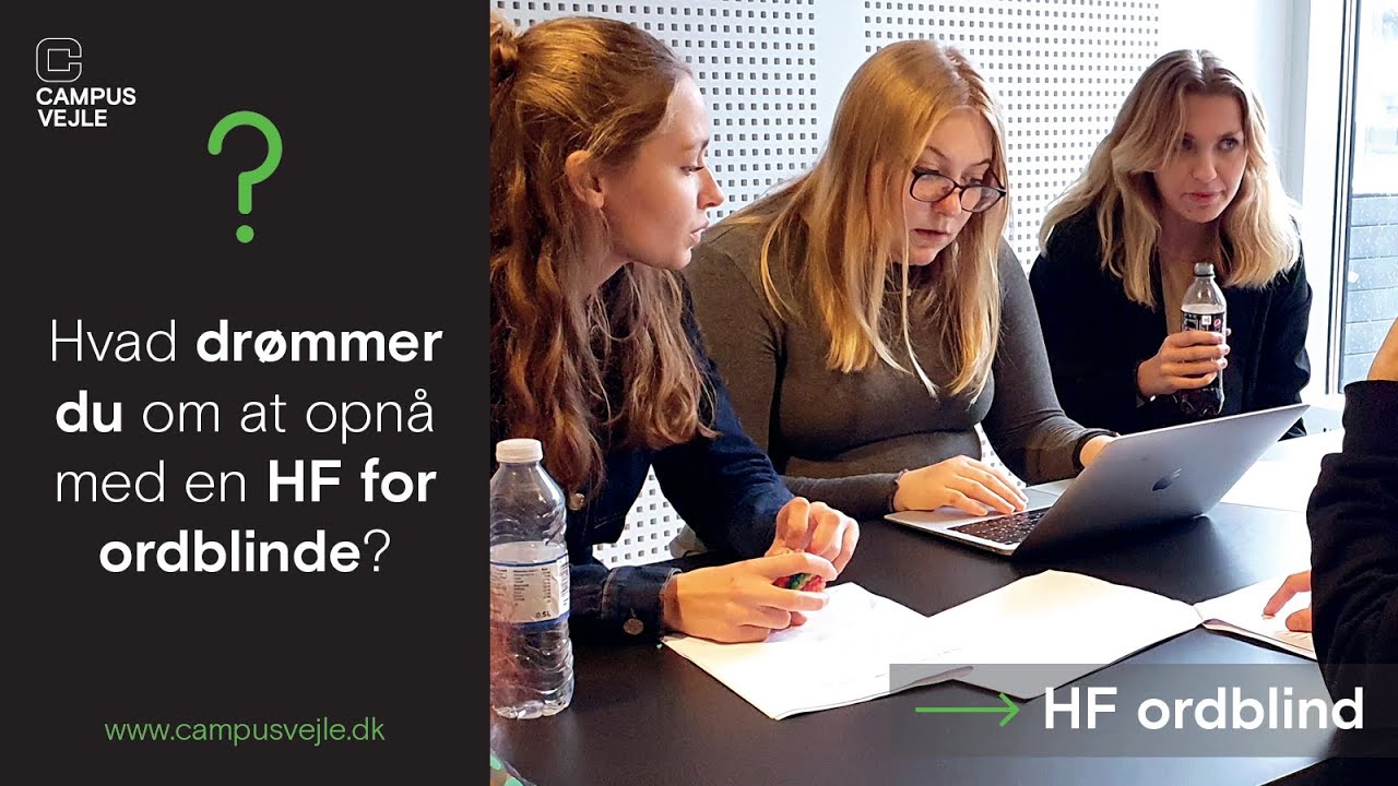HF Ordblind. En 3-årig HF for dig som er ordblind - YouTube